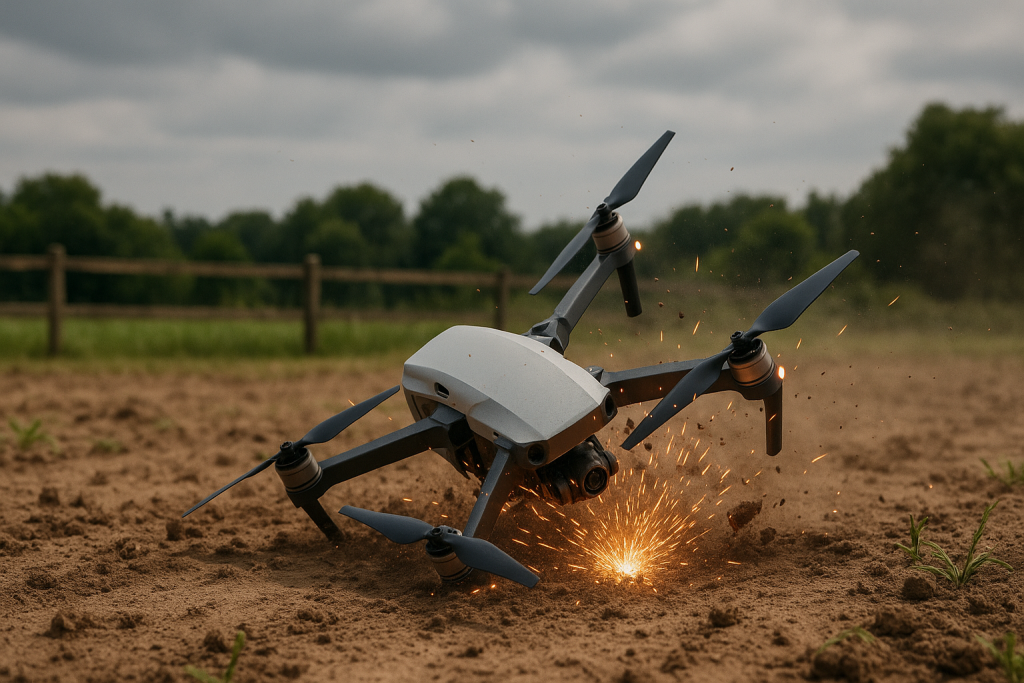 Why Drone Crashes Happen and How You Can Prevent Them - Terra Drone Agri